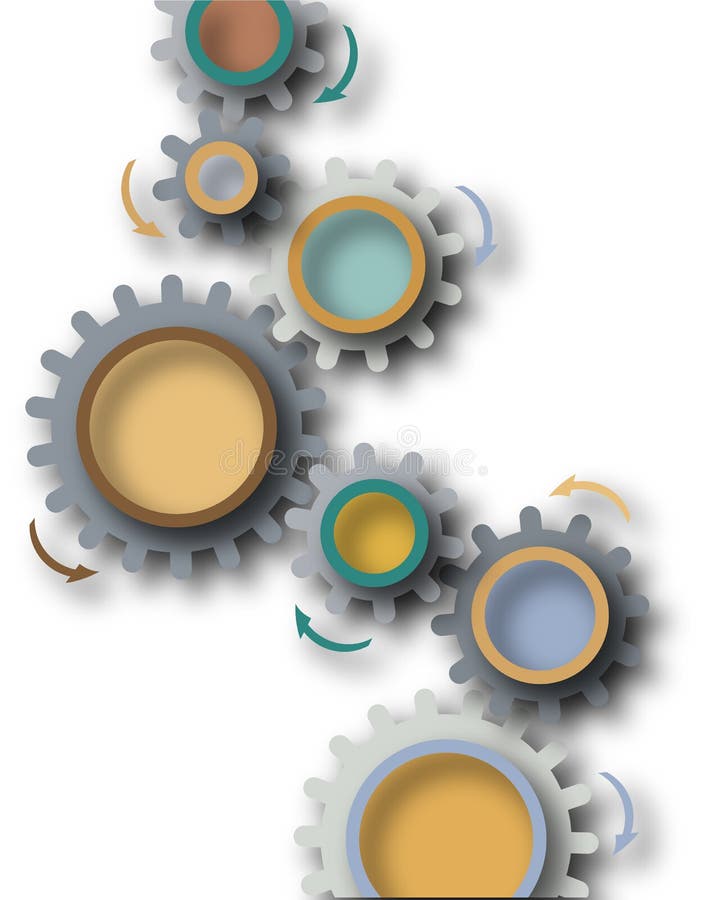 Cogs stock vector. Illustration of gear, wheel, graphic - 9492373