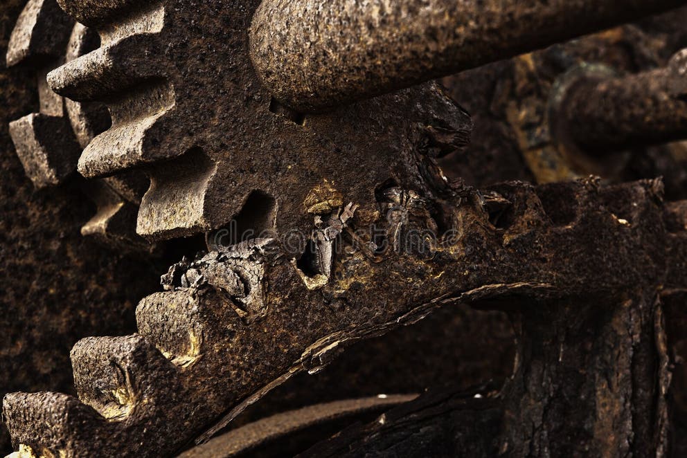 Cogs stock image. Image of surreal, decay, iron, rusty - 18889631