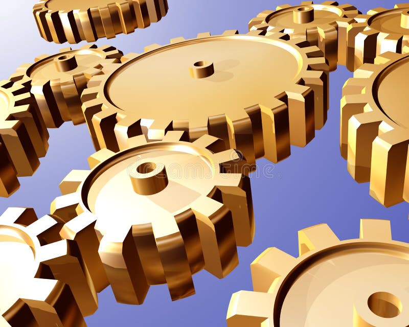 Cogs stock illustration. Illustration of interlocking - 6292016