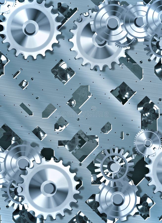 Cogs and Clockwork Steampunk Machinery Stock Illustration ...