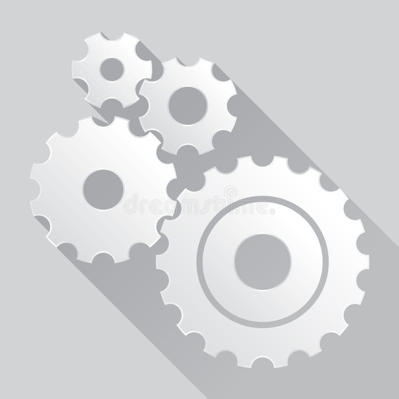 Cogs, cogwheels, gears stock illustration. Illustration of cooperation ...