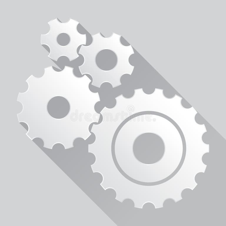 Cogs, cogwheels, gears stock illustration. Illustration of cooperation ...