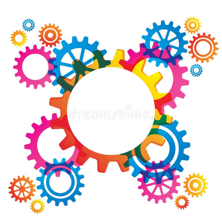 Cogs and Gears stock vector. Illustration of connecting - 43268091