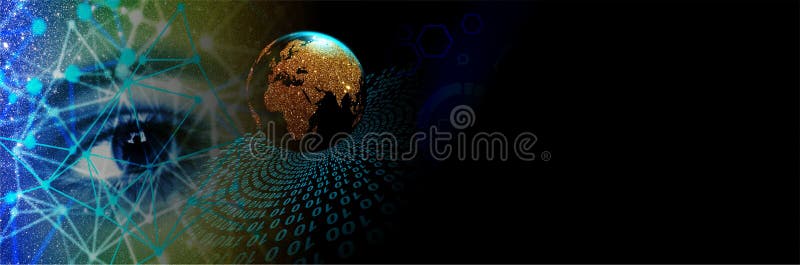 The Concept of Binary Coding Eye Vision, Circuit Industrial Business ...