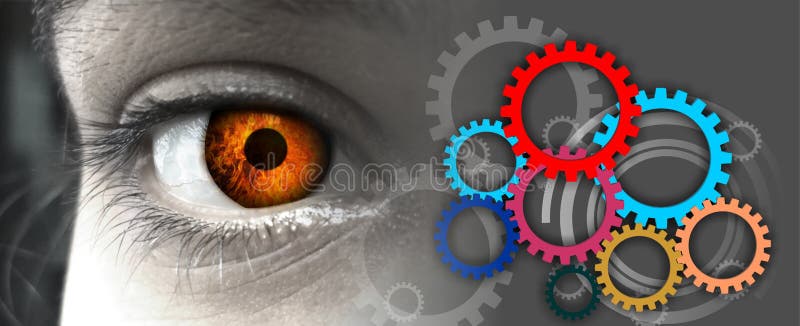 Cogs Gears the Concept of Coding Eye Vision, Circuit Industrial ...