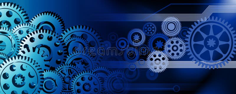 Cogs Gears Industrial Business Background. Background Integration ...