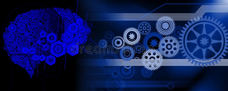 Cogs Gears Industrial Business Mind Background. Background Integration ...