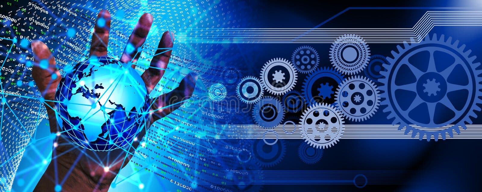 Technology Gears Banner Stock Illustrations – 5,121 Technology Gears ...