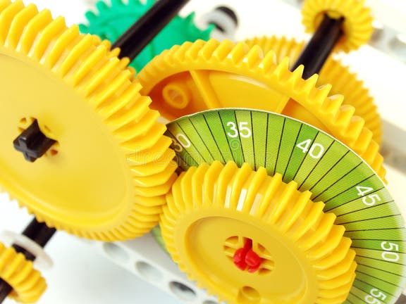 Cogs and gears system stock image. Image of explore, assembling - 5233861