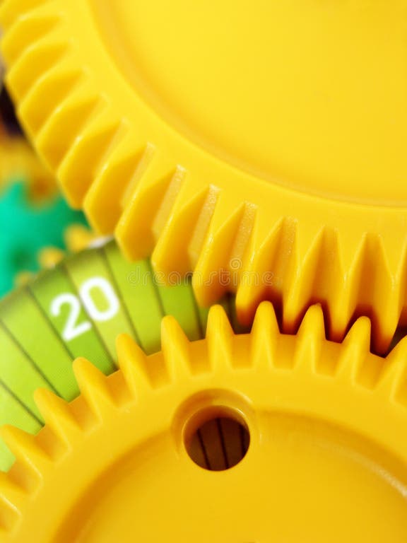 Cogs and gears system stock image. Image of green, colourful - 5234049
