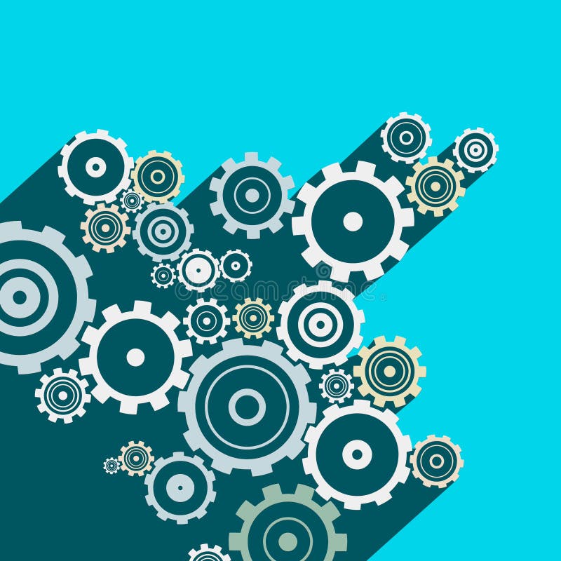 Cogs Flat Design Stock Illustrations – 2,647 Cogs Flat Design Stock ...
