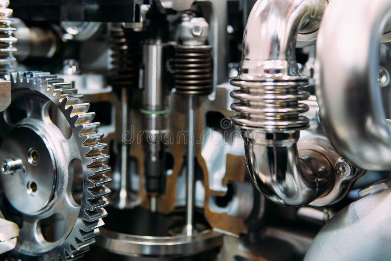 Cogs, Gears and Wheels Inside Truck Engine Stock Image - Image of ...