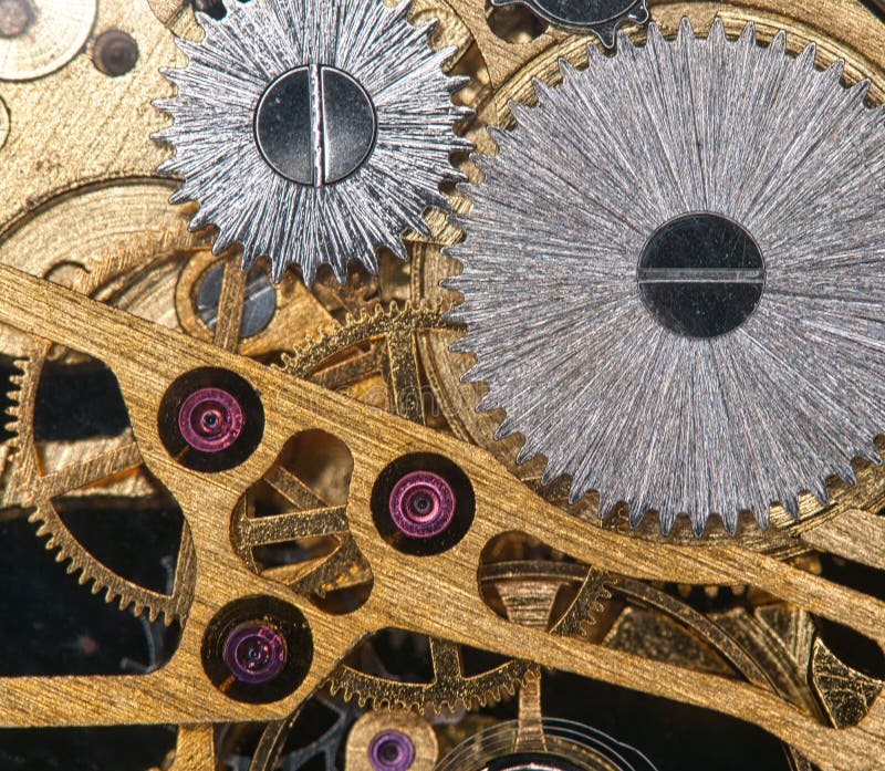 Cogs and Cogs stock photo. Image of watch, showing, scraws - 220079382