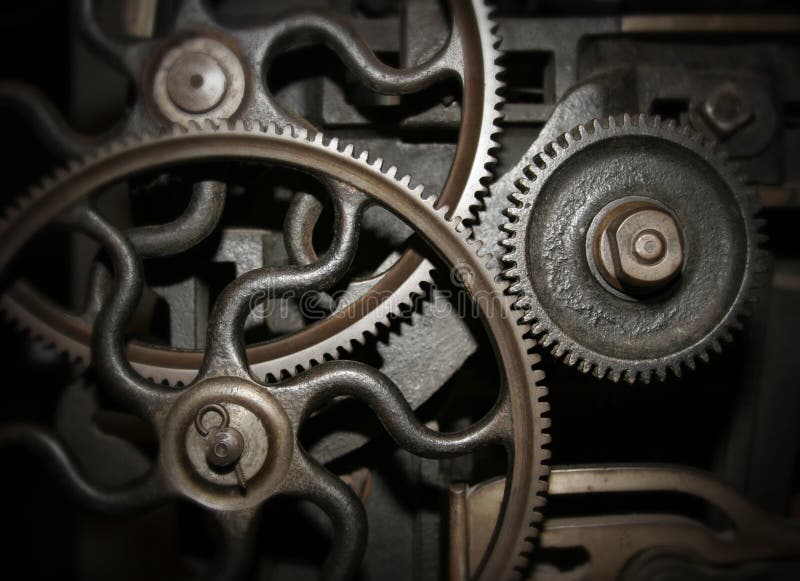 Cogs in a machine stock image. Image of cogs, team, engineering - 6605999