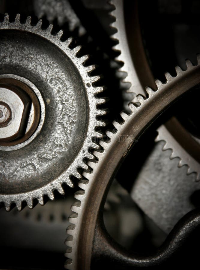 Gear Cog Green STeel Machinery Stock Image - Image of revolution ...