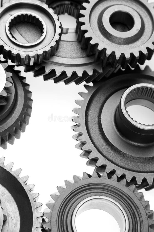 Engine Cogs stock image. Image of group, combined, monotone - 6682295