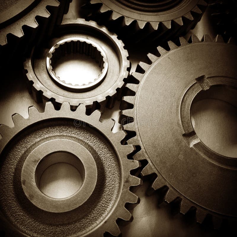 Cogs stock image. Image of interlocking, mechanics, objects - 68761289