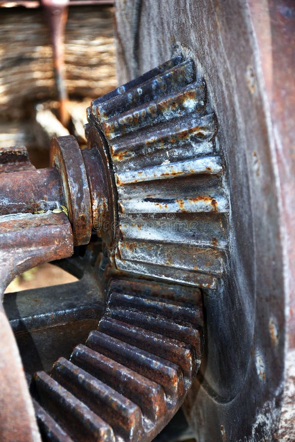 Cogs on Mining Equipment in New Mexico Stock Image - Image of equipment ...