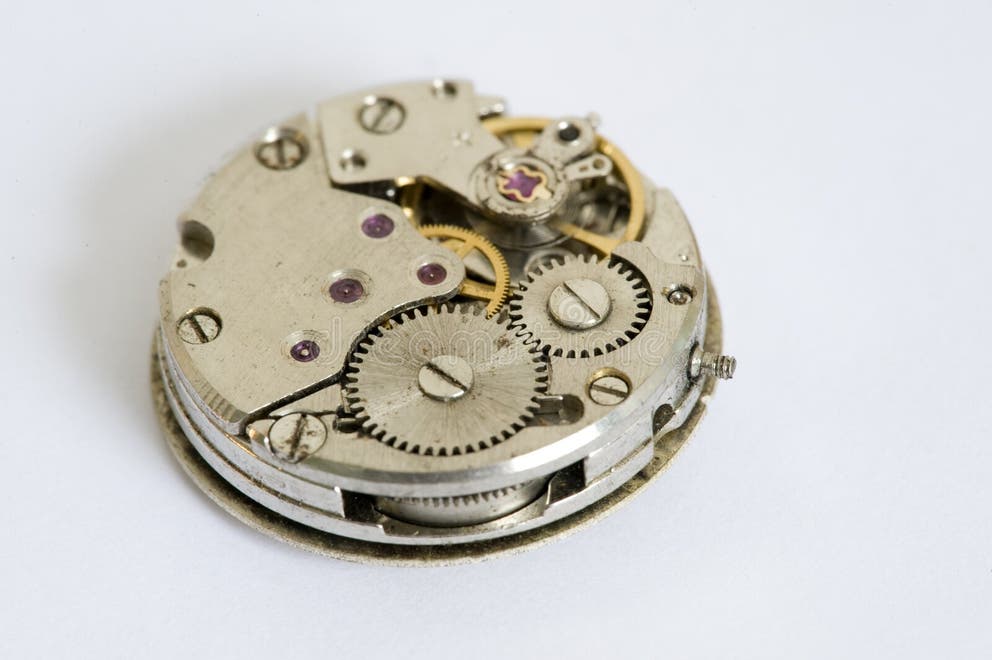 Cogs on watch stock photo. Image of engineering, time - 28626348