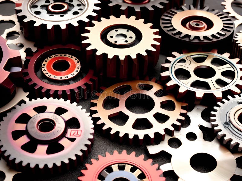 Cogs, Wheels & Gears stock illustration. Illustration of circle - 274700711