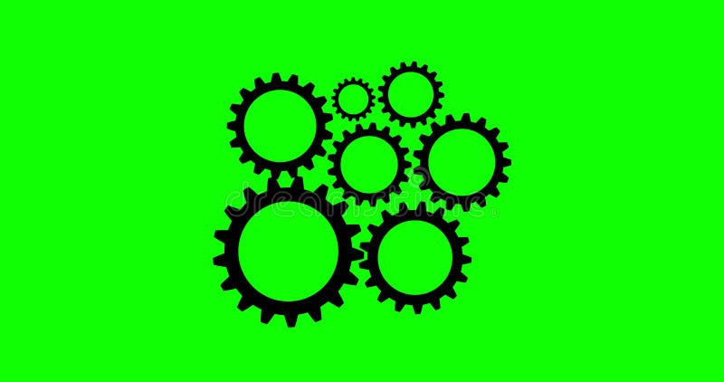 Cogs and Wheels Turning Interface Stock Footage - Video of machinery ...
