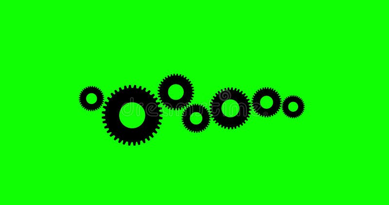 Cogs and Wheels Turning Interface Stock Footage - Video of machinery ...