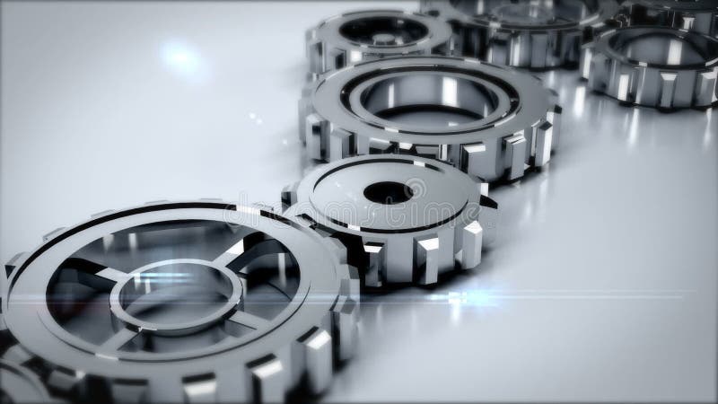 Cogs and Wheels Turning on Green Screen Stock Video - Video of engine ...