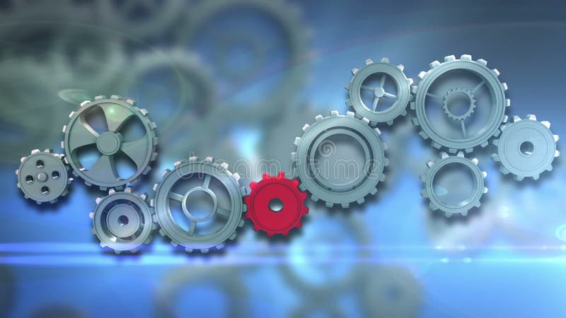Cogs and wheels turning stock video. Video of people - 57591261