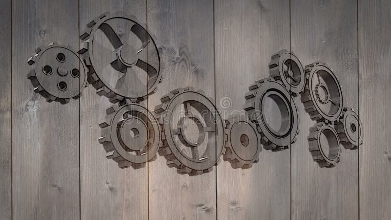 Cogs and Wheels Turning Interface Stock Footage - Video of machinery ...