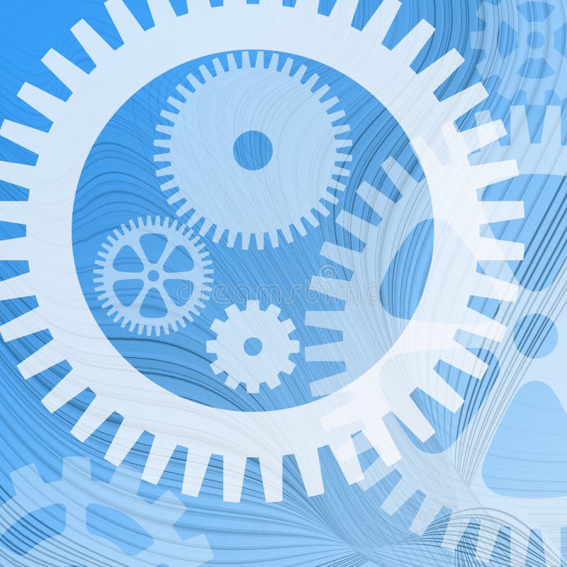 Cogwheel background stock illustration. Illustration of white - 5016417
