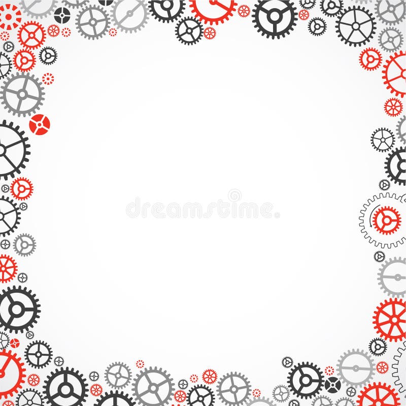 Round Frame Made with Green Leaves Stock Illustration - Illustration of ...
