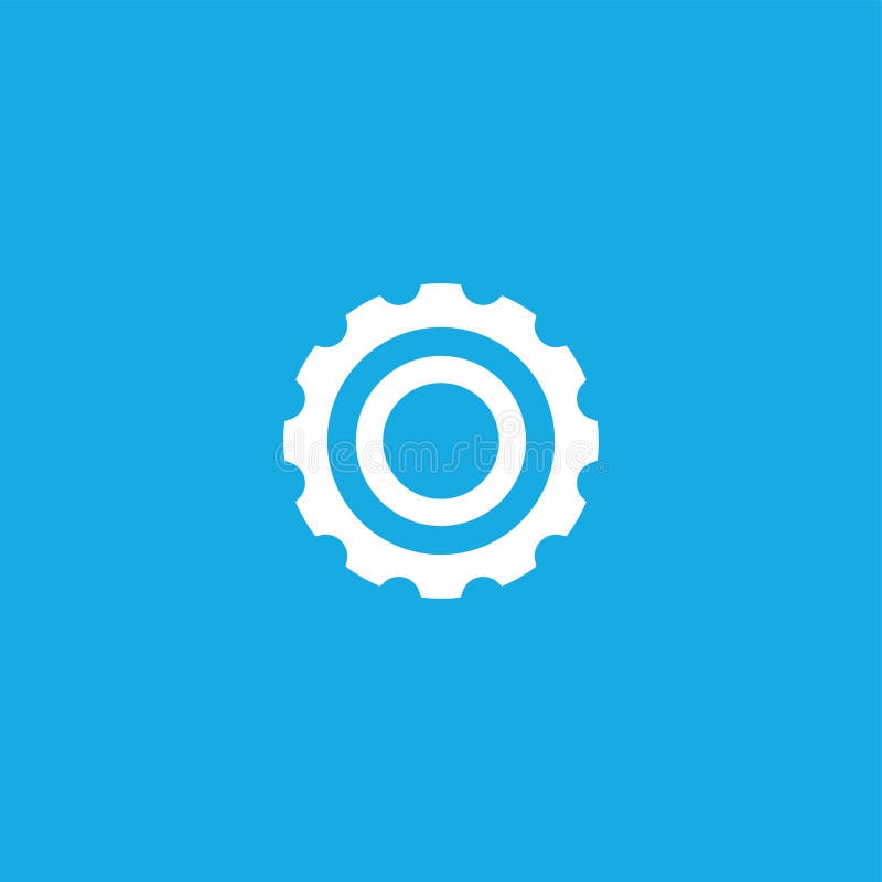 Cogwheel Icon Illustration Isolated Vector. Stock Vector - Illustration ...