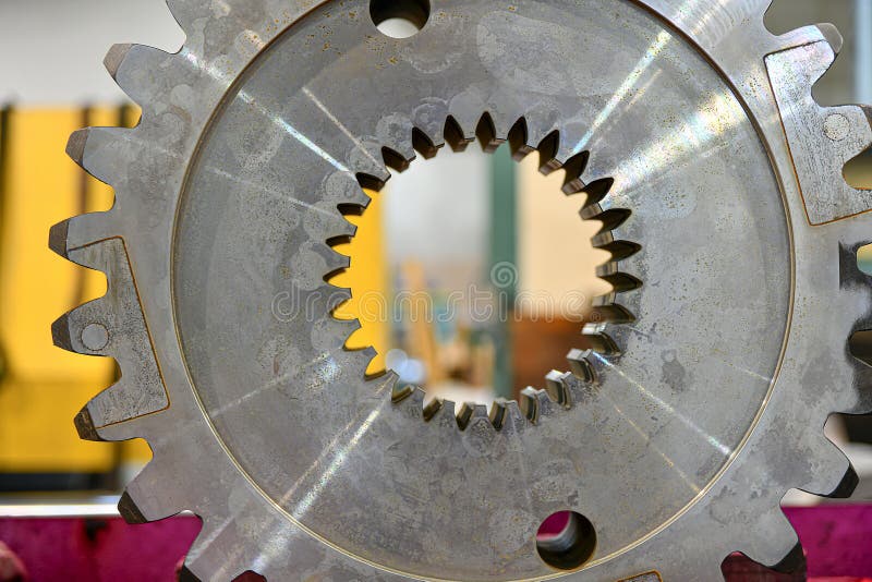 Cogwheel with Internal Splines and External Teeth in Stock at the ...