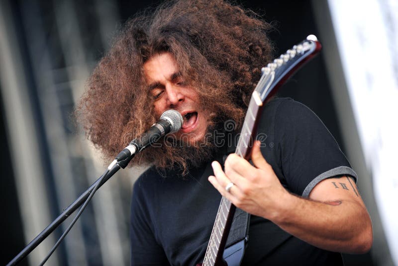Coheed and Cambria editorial image. Image of playing - 25396500