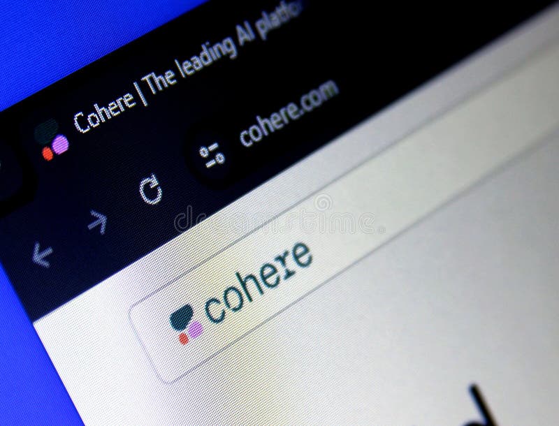 Cohere Artificial Intelligence Company Editorial Stock Image - Image of ...
