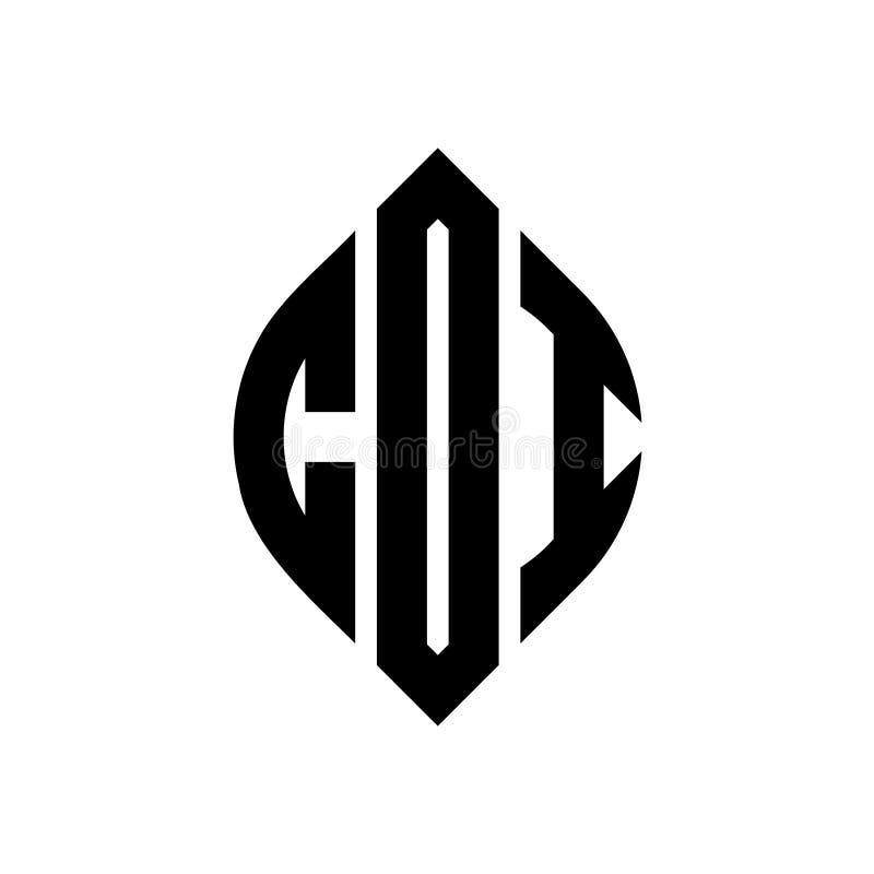 COI Circle Letter Logo Design with Circle and Ellipse Shape. COI ...