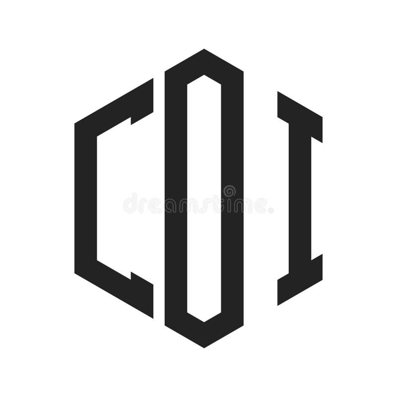 COI Logo Design. Initial Letter COI Monogram Logo Using Hexagon Shape ...