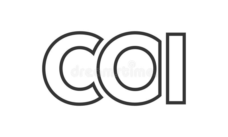 COI Logo Design Template with Strong and Modern Bold Text. Initial ...
