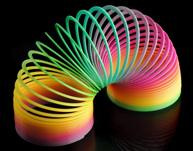 Coil stock image. Image of childhood, spring, rainbow - 12290055