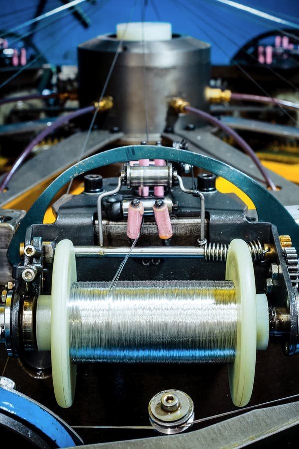 Coil with coiled wire. stock photo. Image of close, coil - 92442630