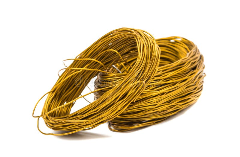 A coil of copper wire stock image. Image of coil, design - 62394443