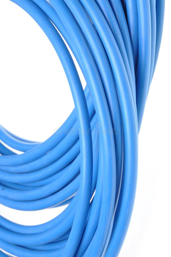 Coil of electrical cable stock image. Image of data, electricity - 54085821