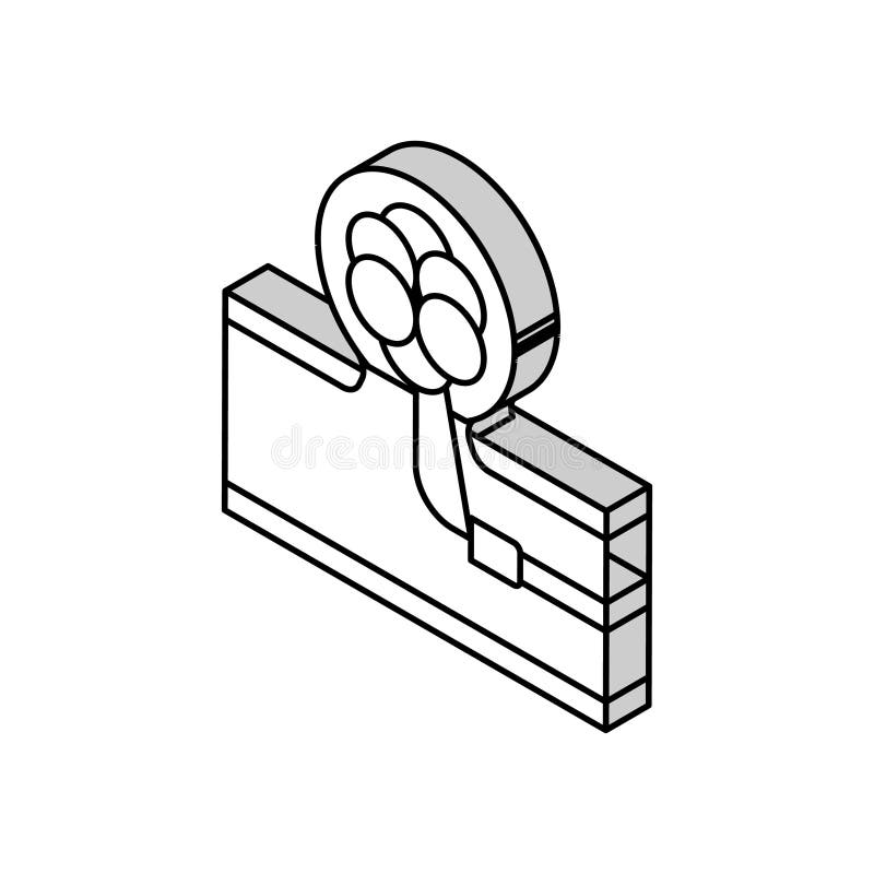 Coil Embolization Isometric Icon Vector Illustration Stock Vector ...