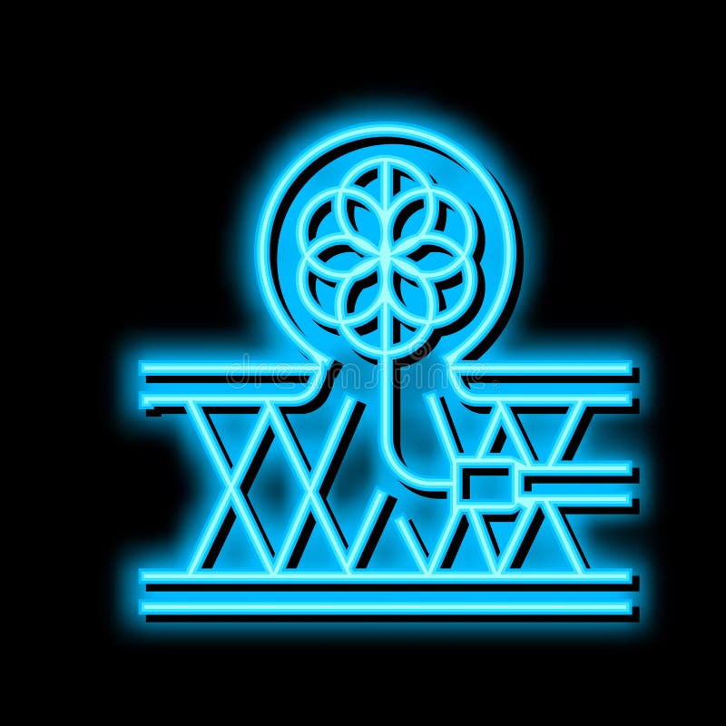 Coil Embolization Neon Glow Icon Illustration Stock Vector ...