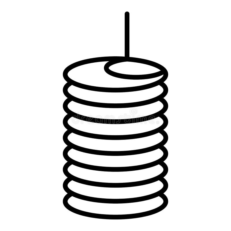 Jump Coil Pattern Seamless Vector Stock Vector - Illustration of curve ...