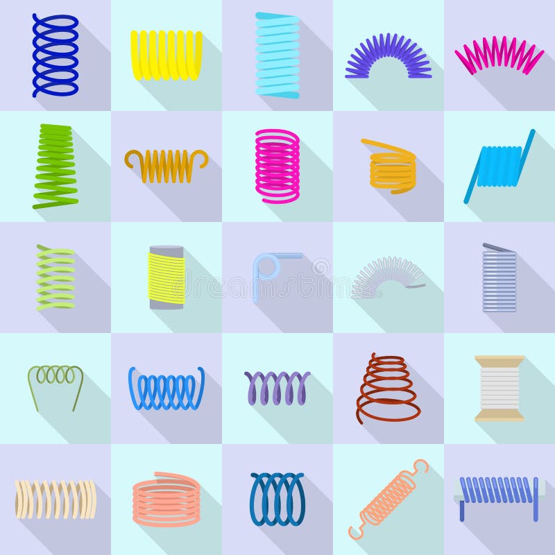 Industrial Coil Icon, Cartoon Style Stock Vector - Illustration of ...