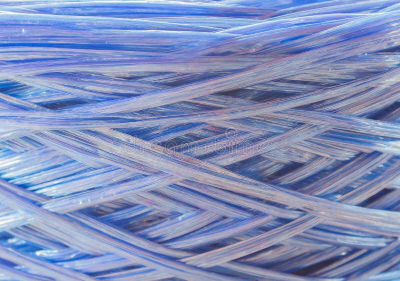 Coil of plastic rope stock image. Image of rope, blue - 65753001