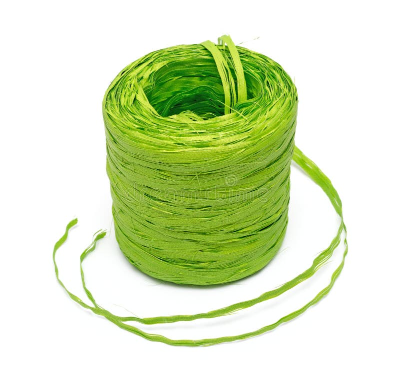 Coil of plastic rope stock image. Image of nylon, green - 70402475