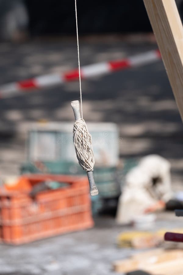 Various Masonry and Brickwork Tools Being Used on a Construction Site ...