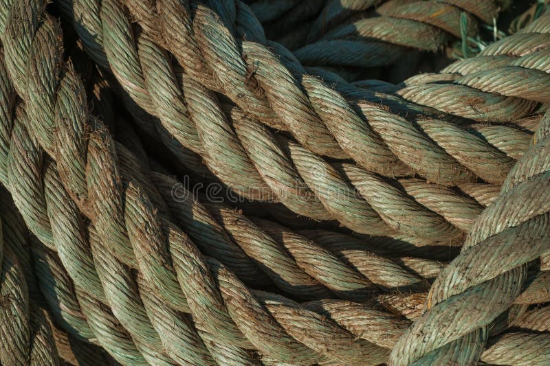 Coil of rope stock photo. Image of brown, twisted, material - 98046672